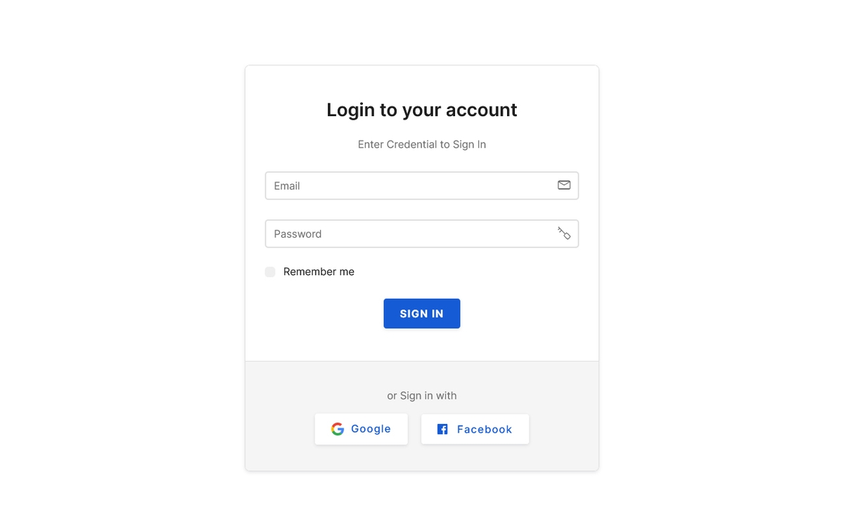 Bootstrap Sign In/Sign Up and Login/Registration Snippets