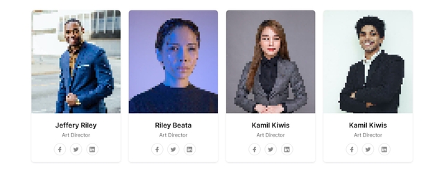 Bootstrap Team Sections and Snippets