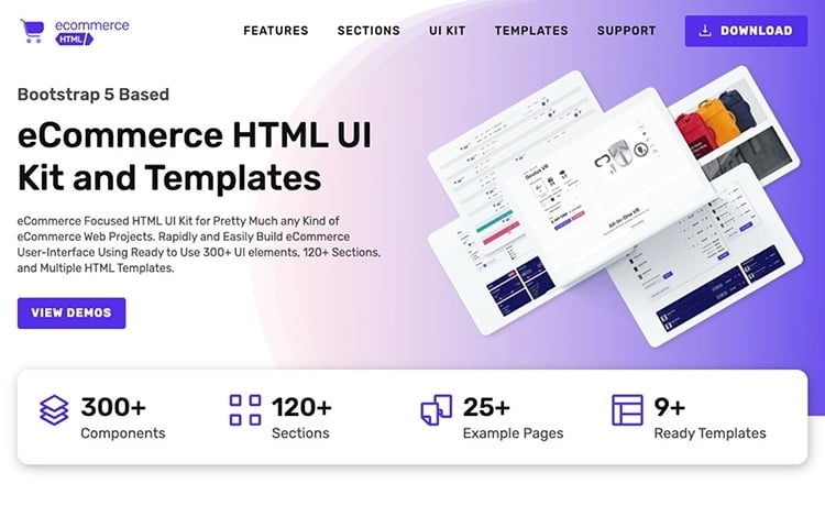 eCommerce HTML Bootstrap 5 UI Kit | GrayGrids