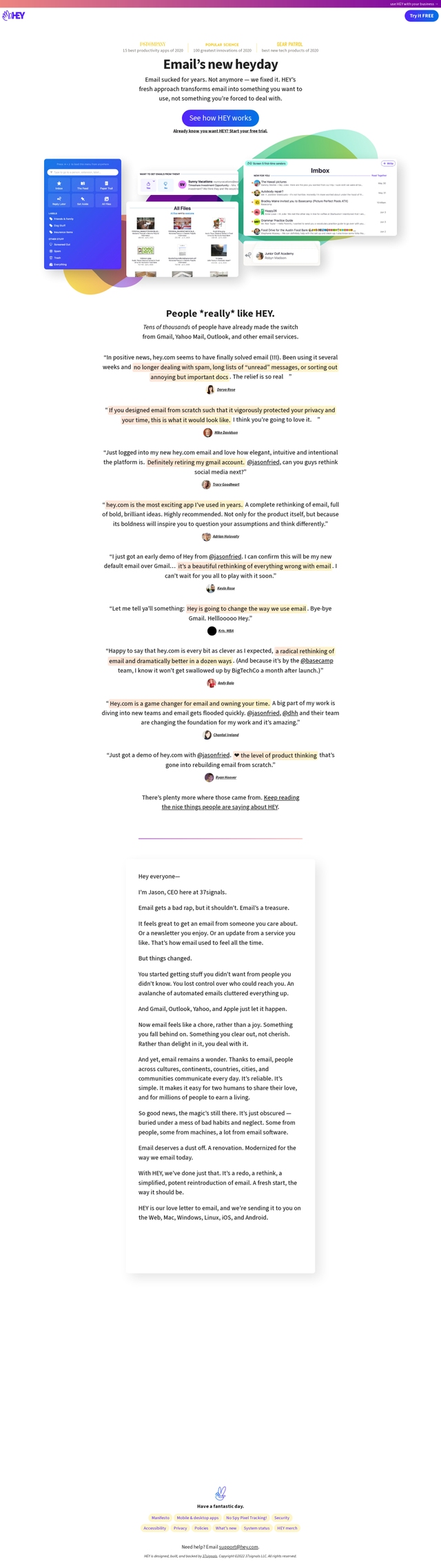 HEY - Design Inspirations | GrayGrids