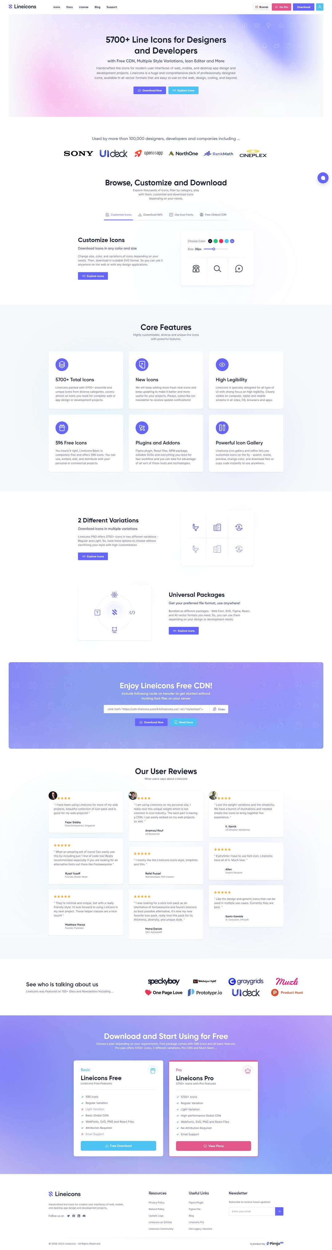 Lineicons - Design Inspirations | GrayGrids