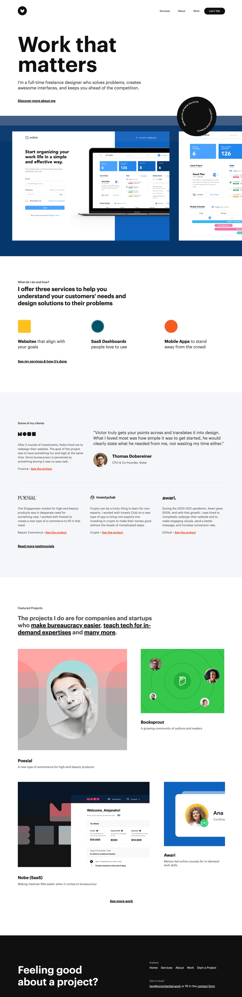 Victor Berbel - Design Inspirations | GrayGrids