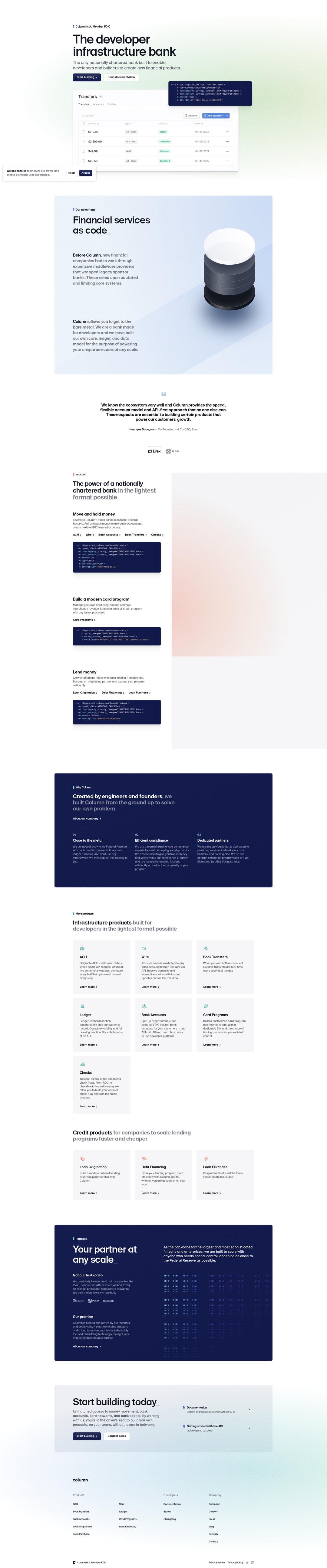 Column - FinTech Webdesign - Design Inspirations | GrayGrids