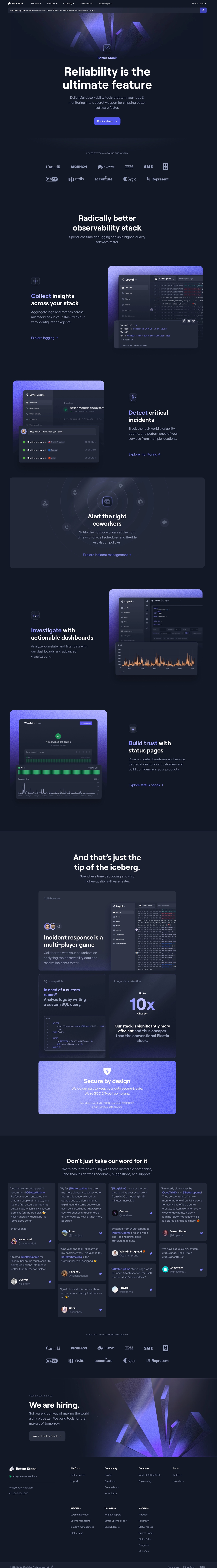 Better Stack - Design Inspirations | GrayGrids