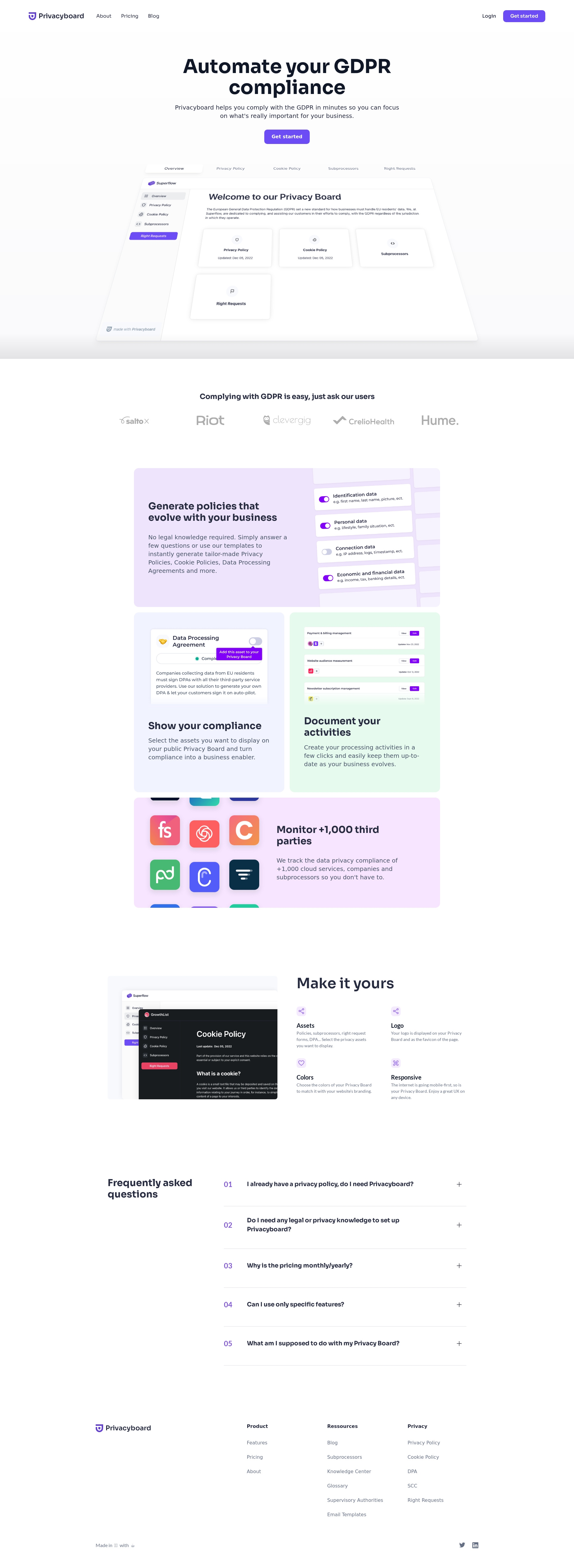 PrivacyBoard - Design Inspirations | GrayGrids